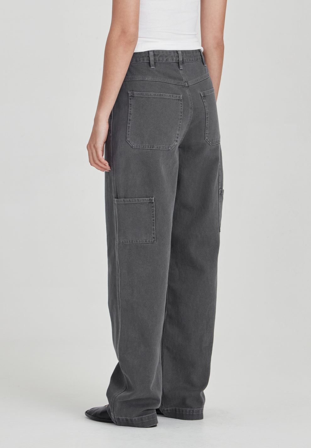 WOMENS CARPENTER PANT, VINTAGE GREY – COMMONERS